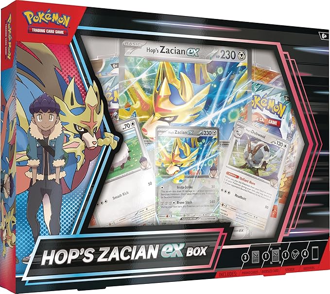 Pokemon TCG 美版 Hop's Zacian ex Box | HobbyX Store | Trading Card Store in Hong Kong