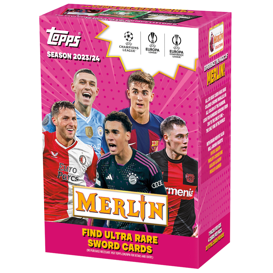 2023-24 Topps Merlin UEFA Club Competitions Value Box | HobbyX Store ...
