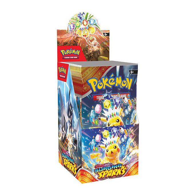 Pokemon TCG SV8 Surging Sparks half Booster Box(18 pack) | HobbyX Store ...
