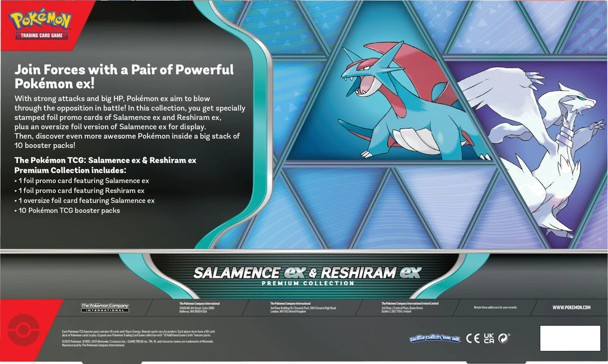 Pokemon TCG 美版 Salamence ex & Reshiram ex | HobbyX Store | Trading Card Store in Hong Kong