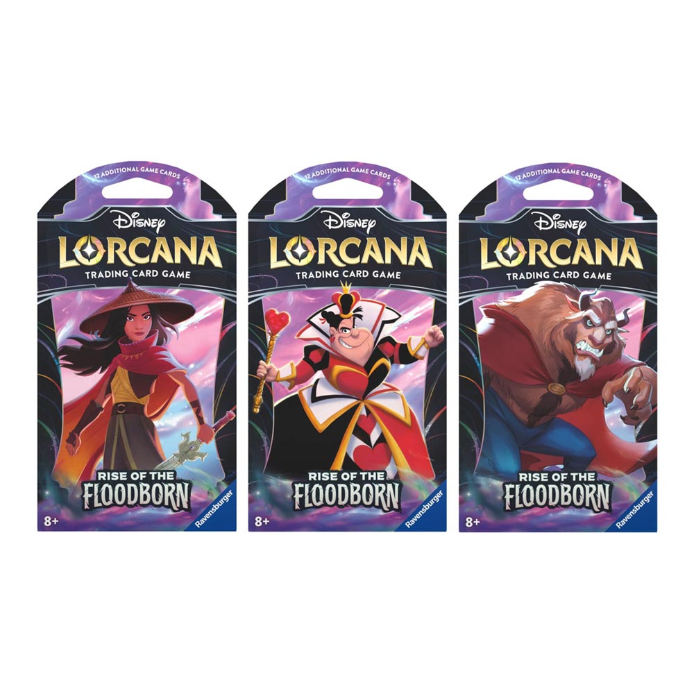 Disney Lorcana TCG The Chapter 2 Rise of the Floodborn Sleeved Booster ...