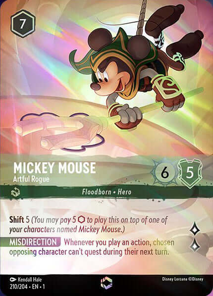 Mickey Mouse - Artful Rogue – Enchanted | HobbyX Store | 集換式卡牌遊戲專賣店