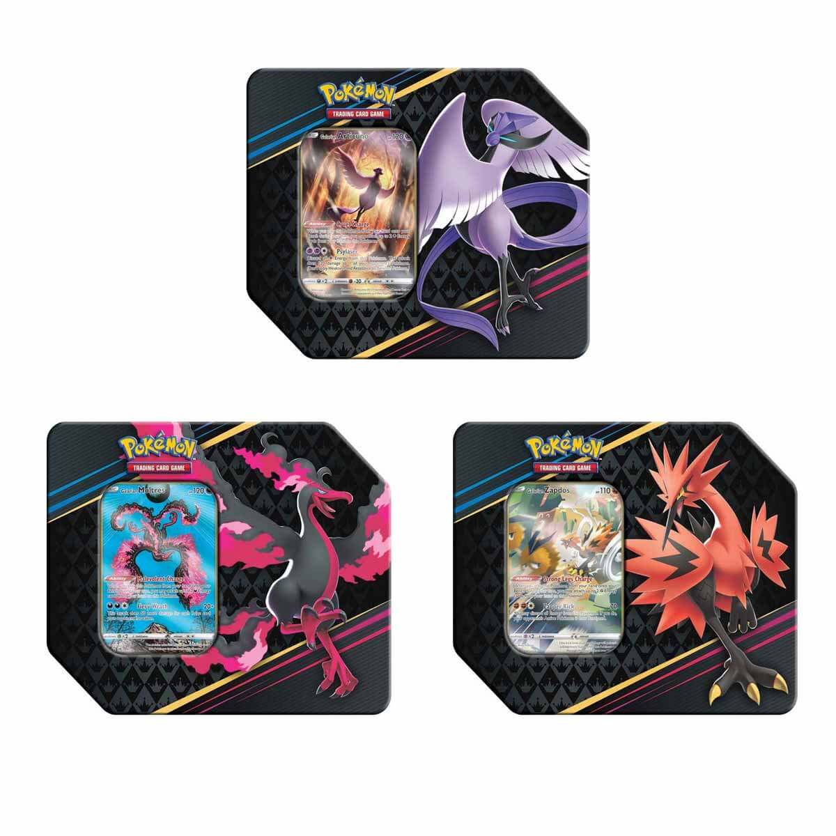 Pokemon TCG 美版 Crown Zenith Galarian Tin Set | HobbyX Store | 集換式卡牌遊戲專賣店