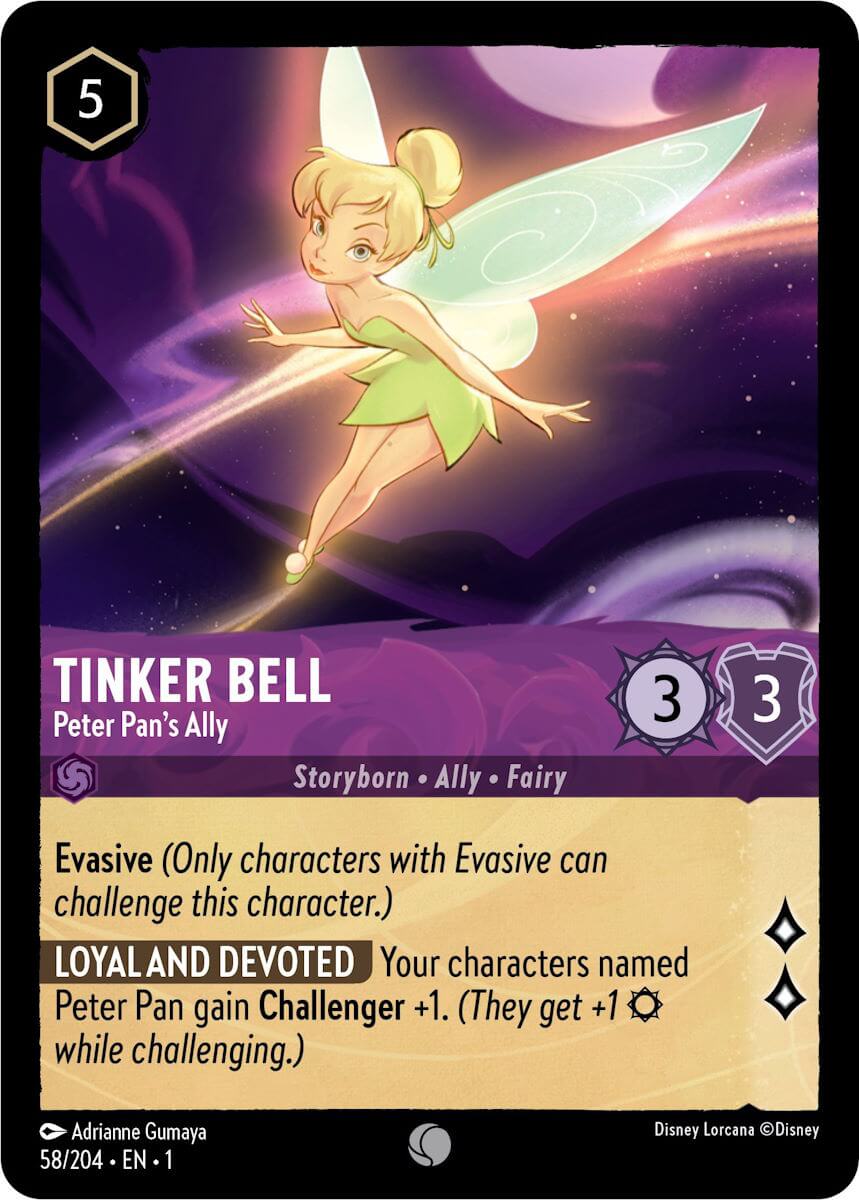 Tinker Bell - Peter Pan's Ally | HobbyX Store | 集換式卡牌遊戲專賣店