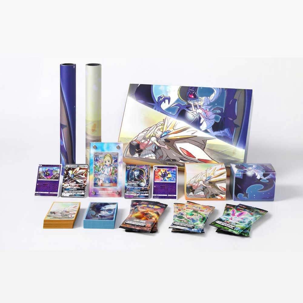 Pokemon TCG Simplified Chinese Lillie's Support Exclusive Gift Box ...