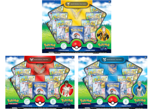 Pmon TCG United States version Pokemon GO Team Special Collection Set ...